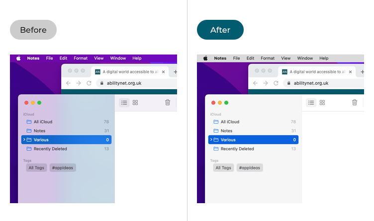 How to reduce transparency effects in macOS 12 Monterey | My Computer My Way